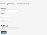 How To Dynamically Convert File Size In Javascript Sourcecodester